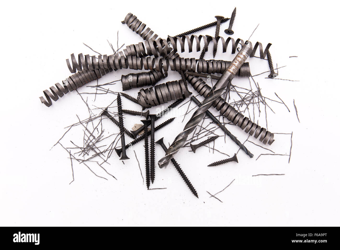 Closeup of the metalic spring and screws Stock Photo - Alamy