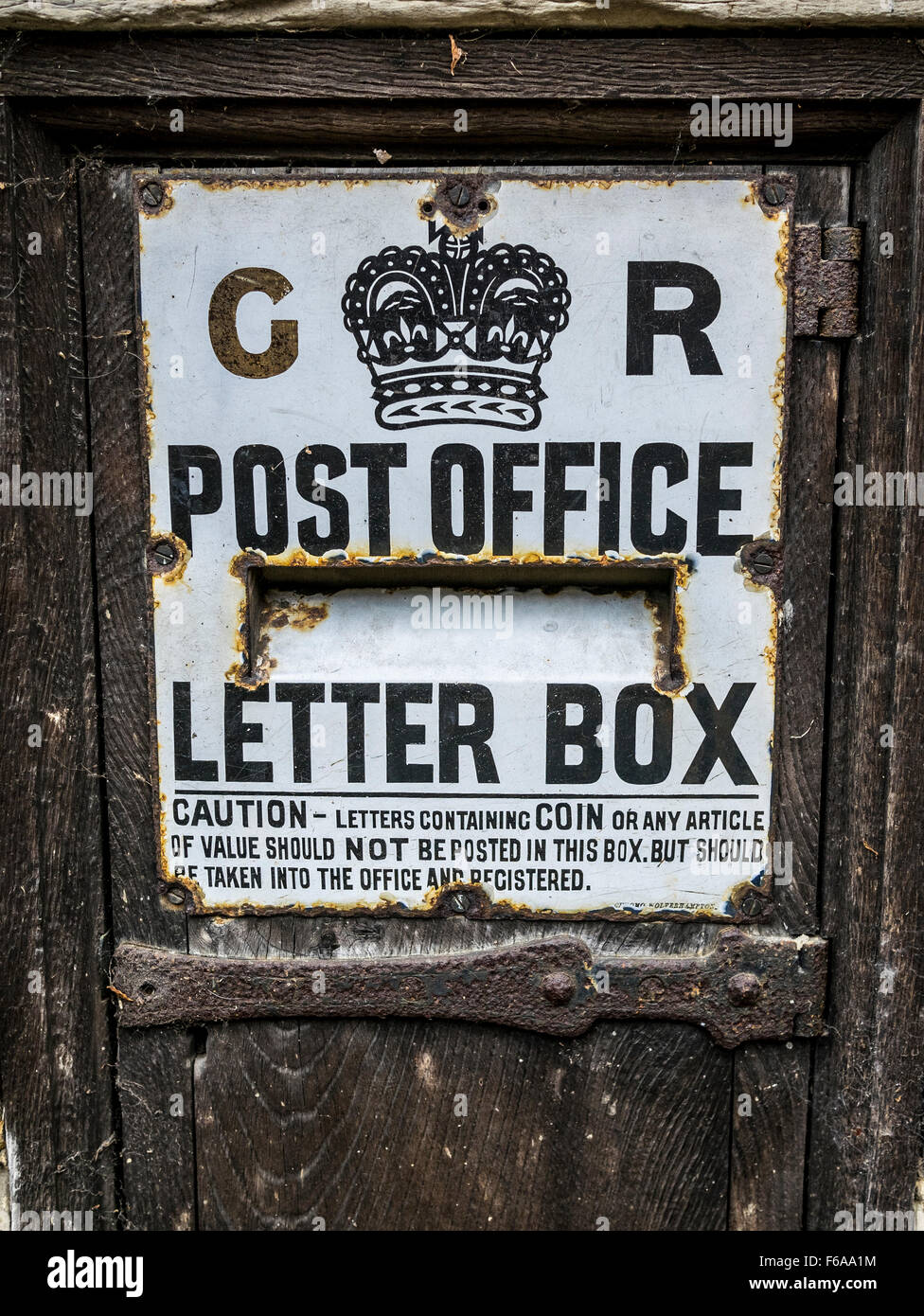 Old Post Box in Penshurst, Tonbridge, Kent, England Stock Photo - Alamy