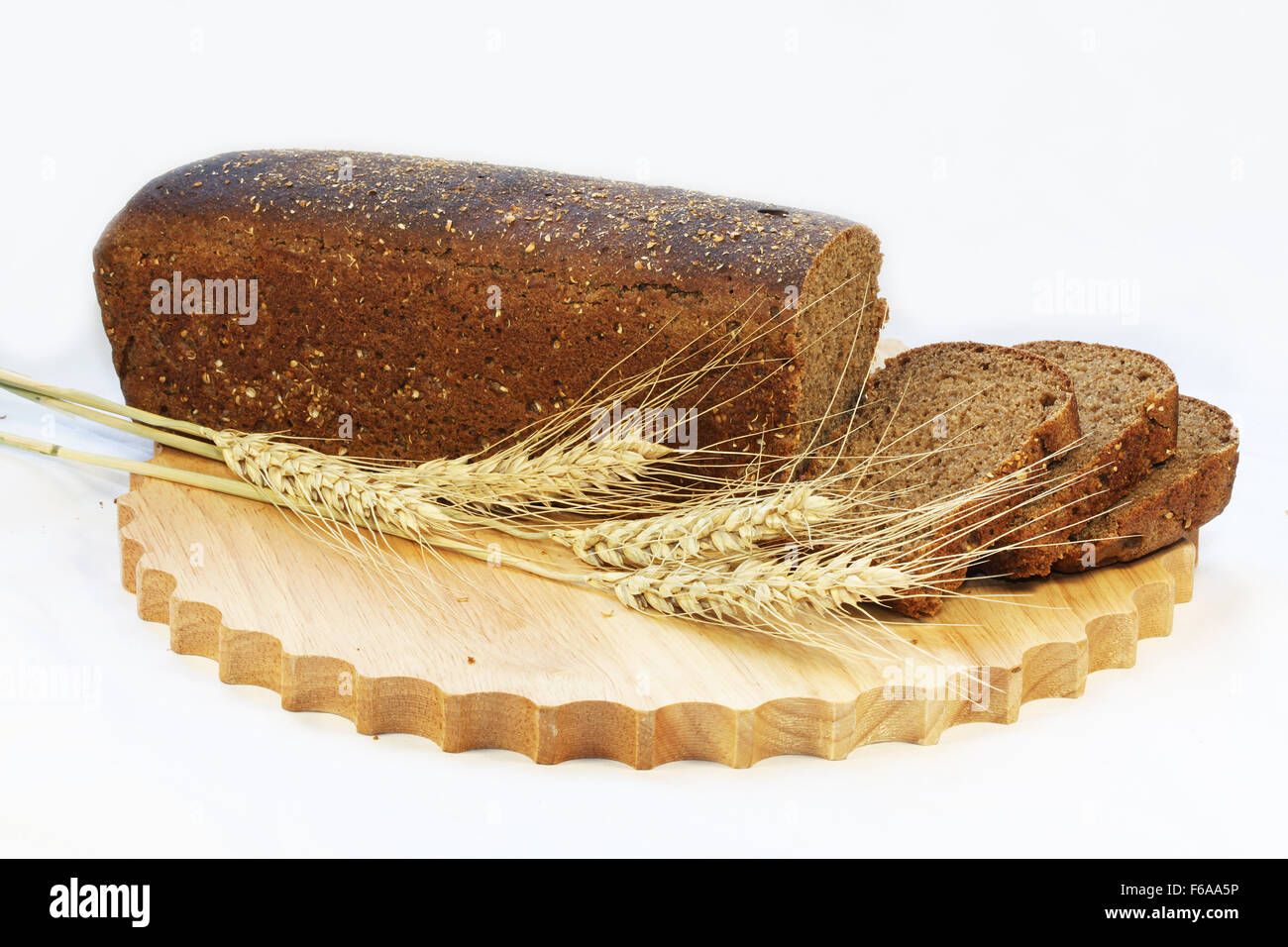 Sliced bread wheat ears hi-res stock photography and images - Alamy