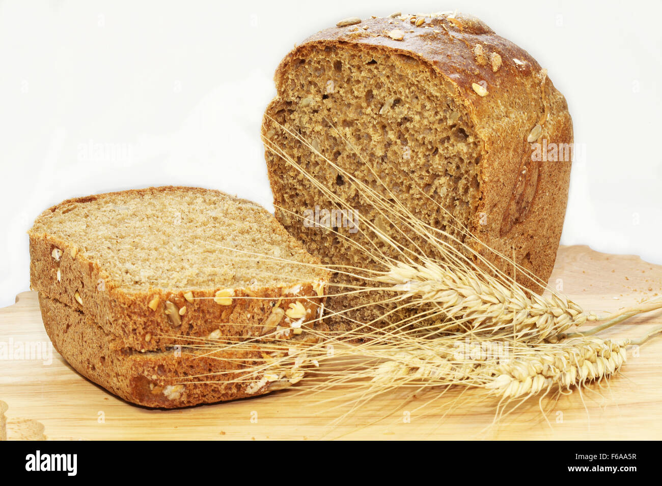 Sliced bread wheat ears hi-res stock photography and images - Alamy