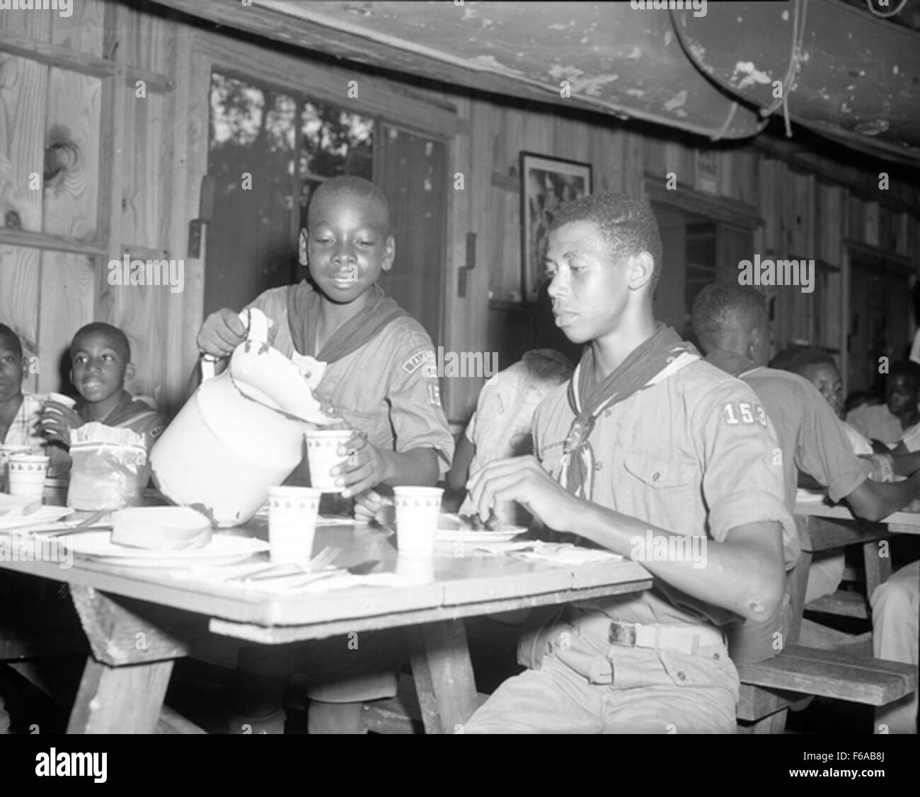 American boy scouts Black and White Stock Photos & Images - Alamy