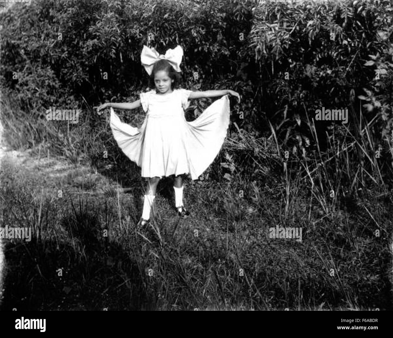 Photograph of Dorothy Harold Thornton in costume for a school play in ...