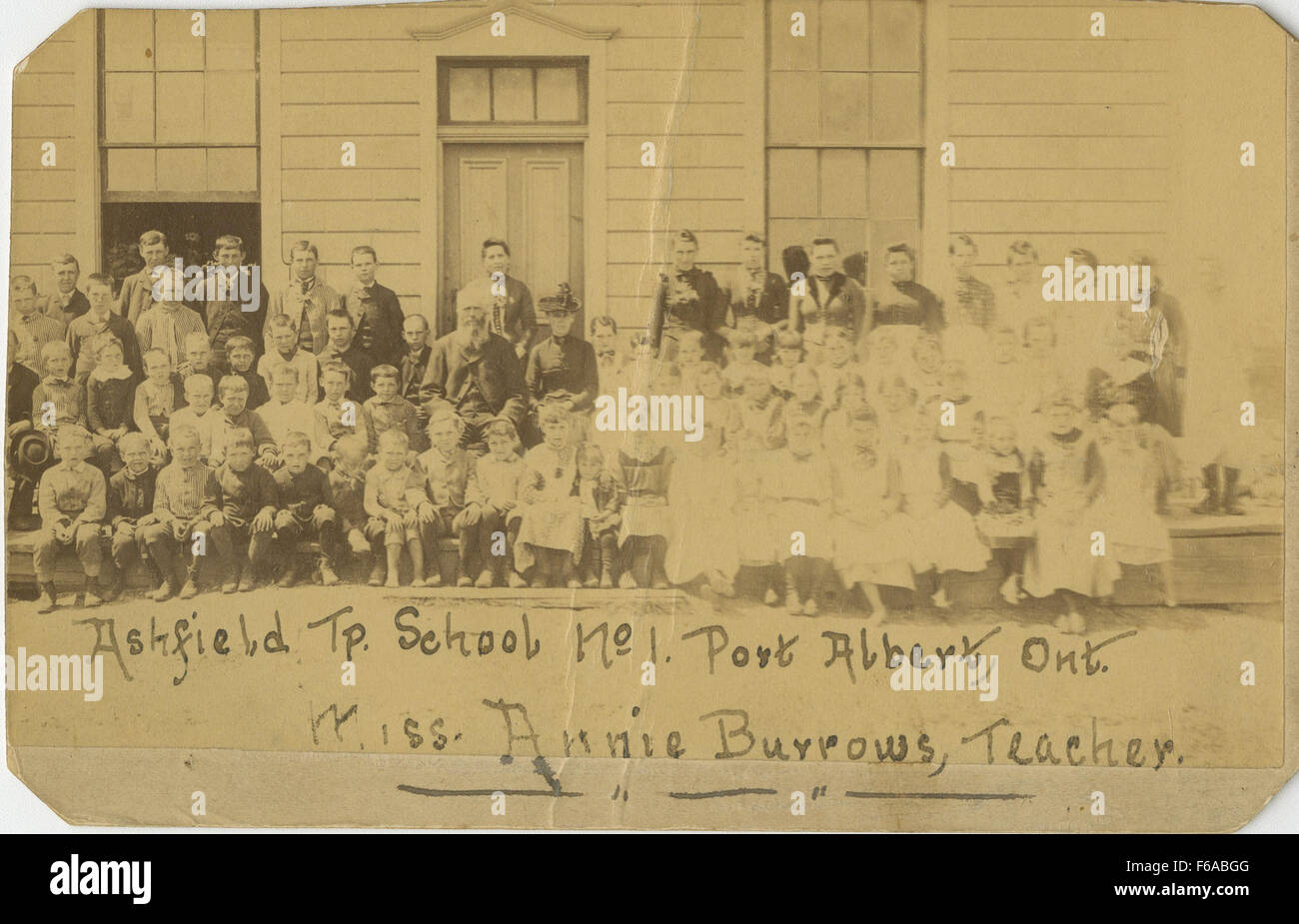 No. 1 Ashfield Township School, a small rural educational institution ...