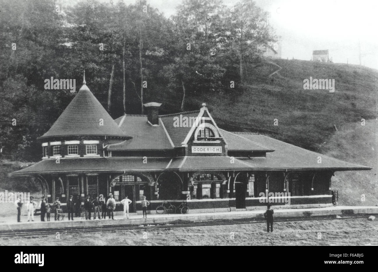 The CPR (Canadian Pacific Railway) Train Station, a key transportation ...