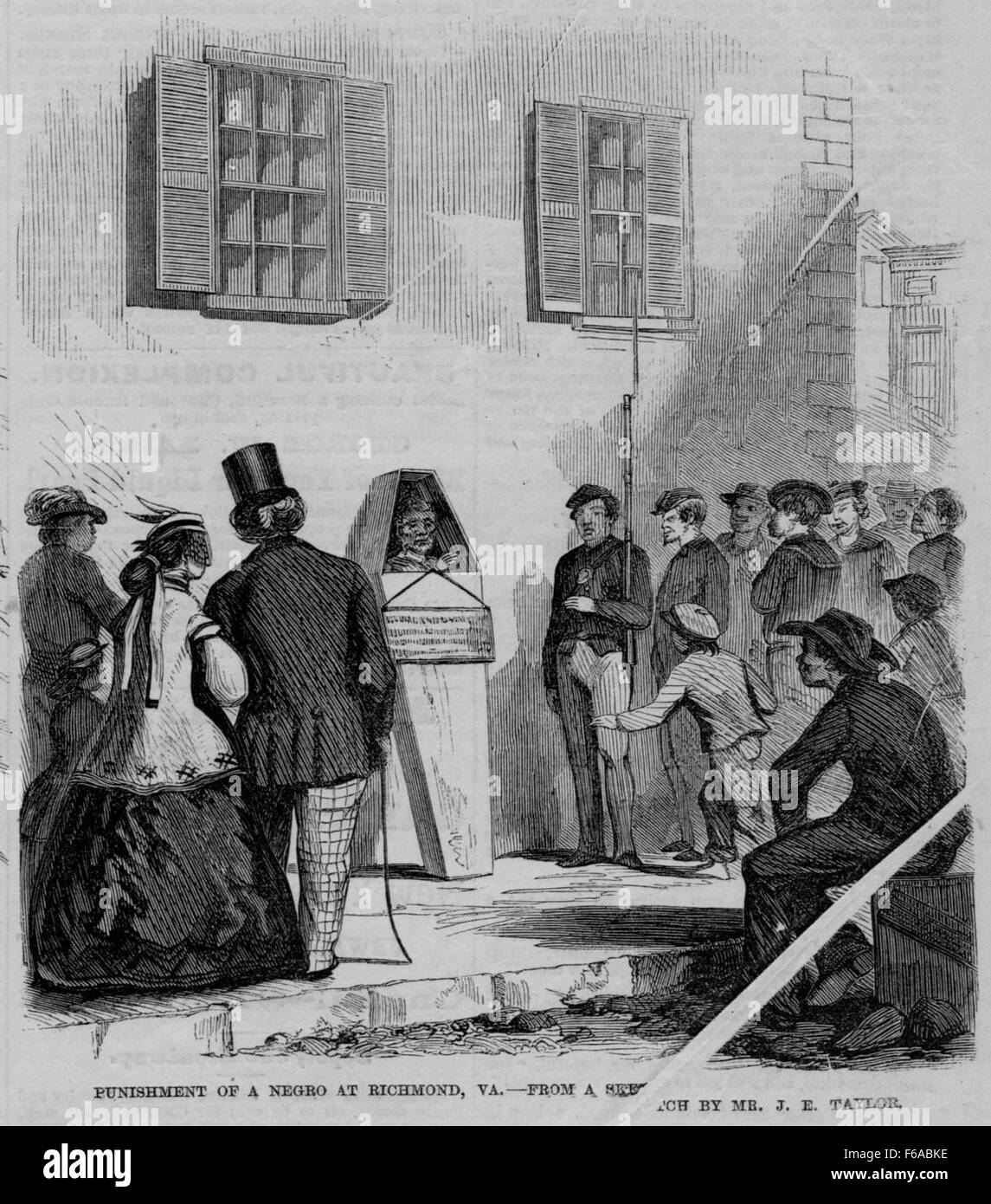 Punishment historical historic Black and White Stock Photos & Images ...