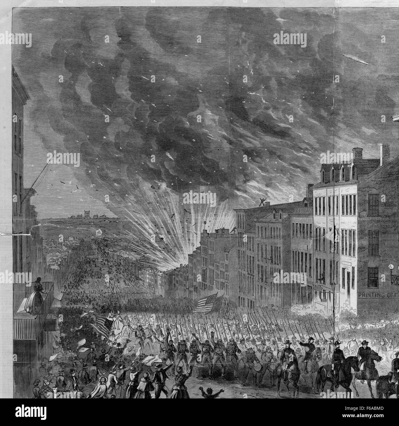 Fall of richmond civil war hi-res stock photography and images - Alamy