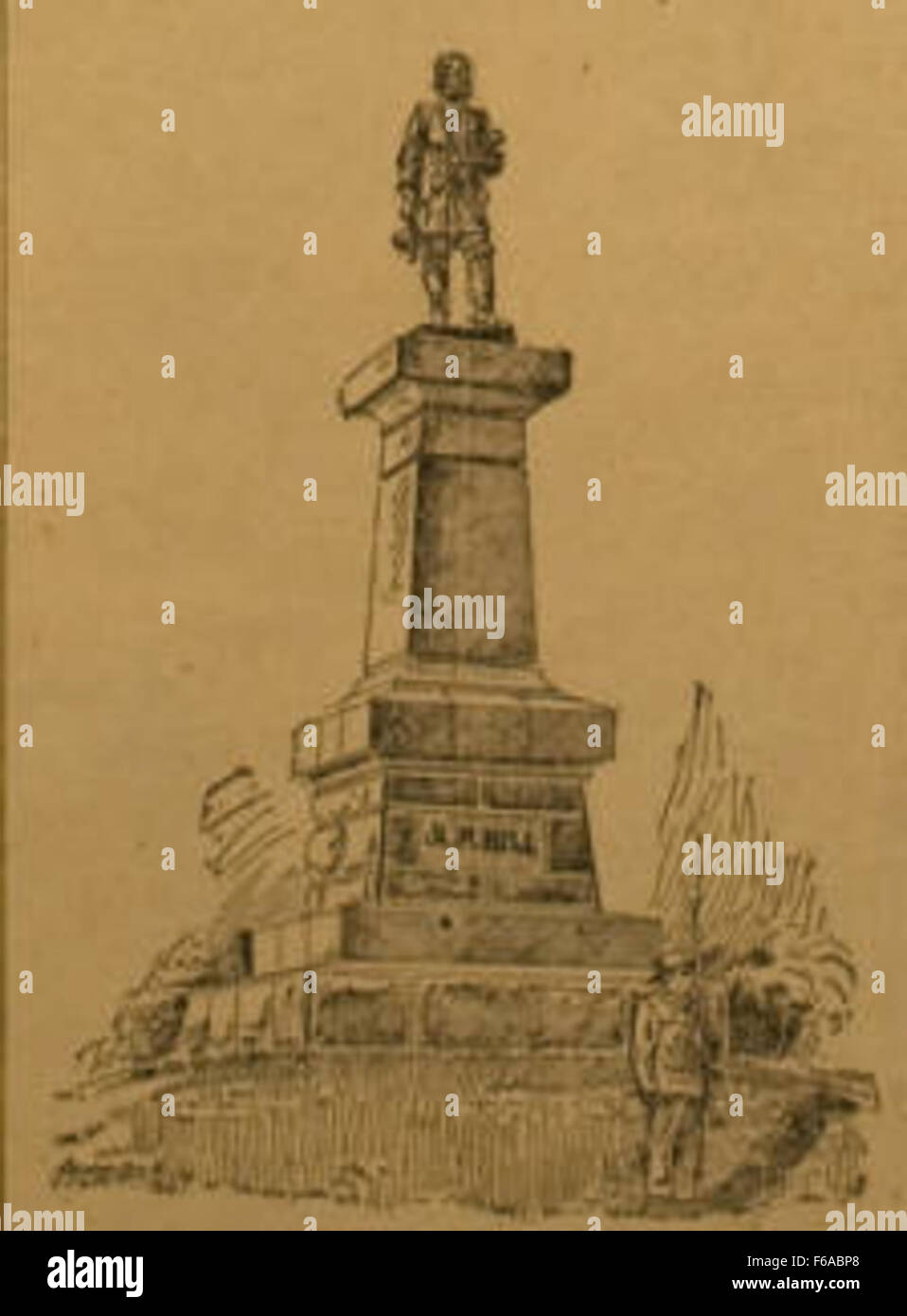 The A.P. Hill Monument in Richmond, Virginia, commemorated Confederate ...