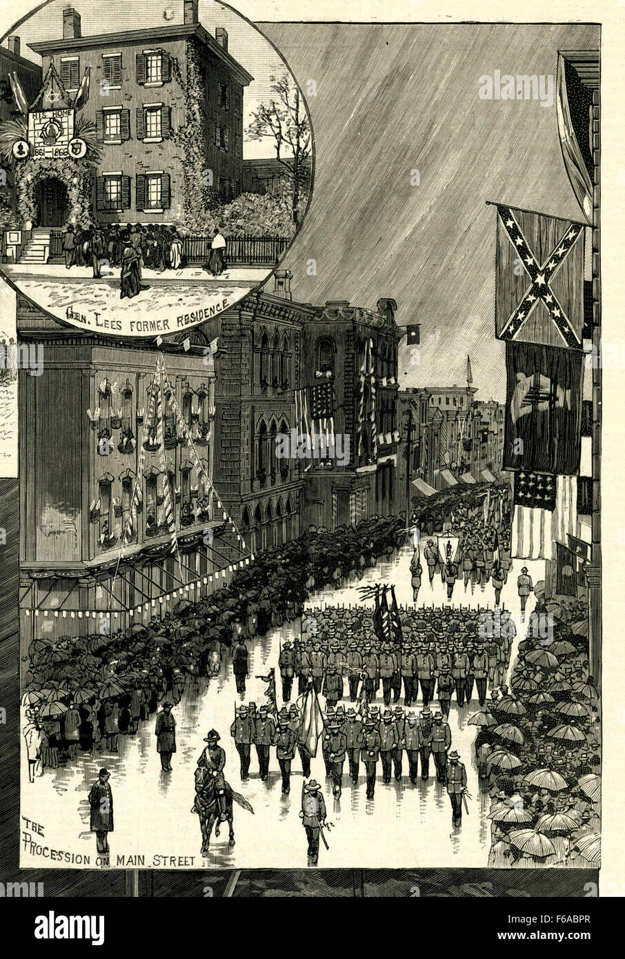 This image captures a Southern memorial event in Virginia, honoring the ...