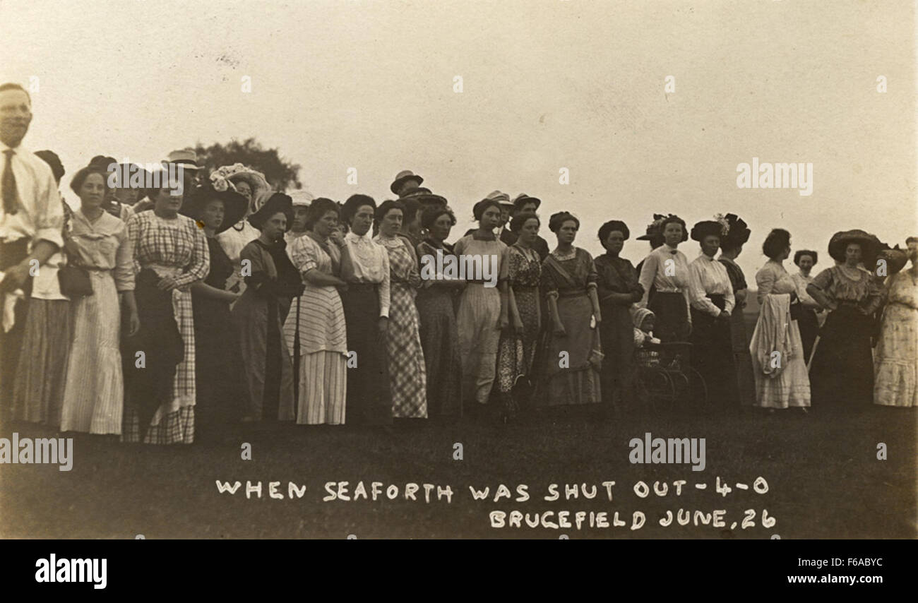 This image commemorates a 1911 sports event in which Seaforth was ...