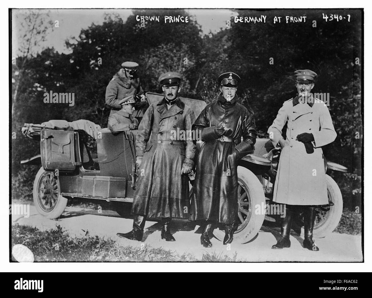 Photograph of the German Crown Prince during World War I, seen in ...