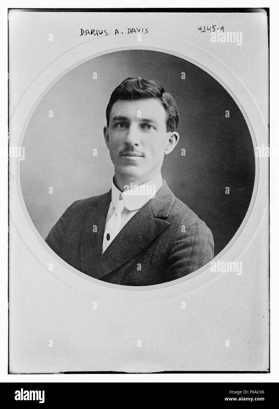 Darius A. Davis, a notable figure captured in a historical photograph ...