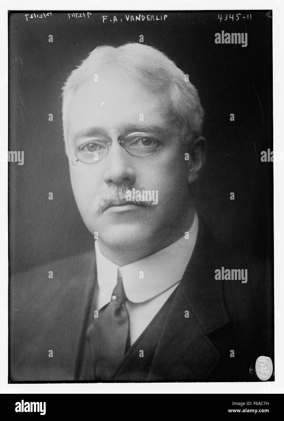 FA Vanderlip was a prominent American banker and financier, known for ...