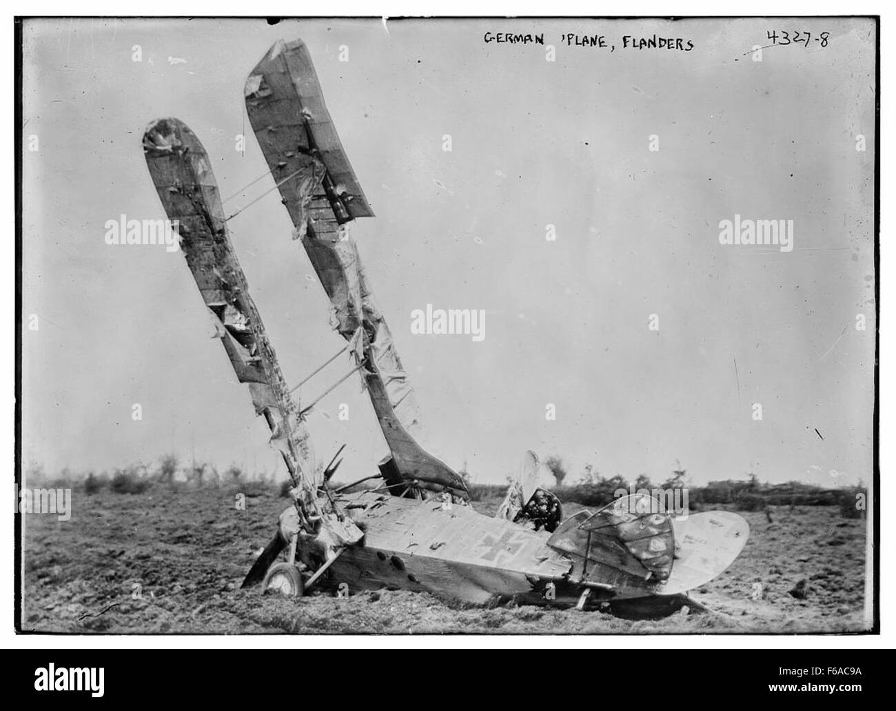 German plane, Flanders Stock Photo - Alamy
