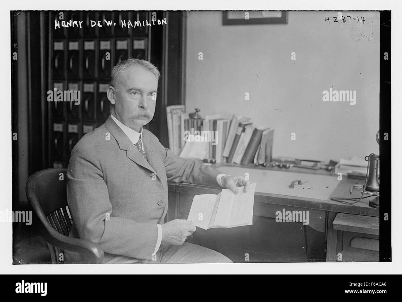 A portrait of Henry De W Hamilton, a notable figure from history. The ...