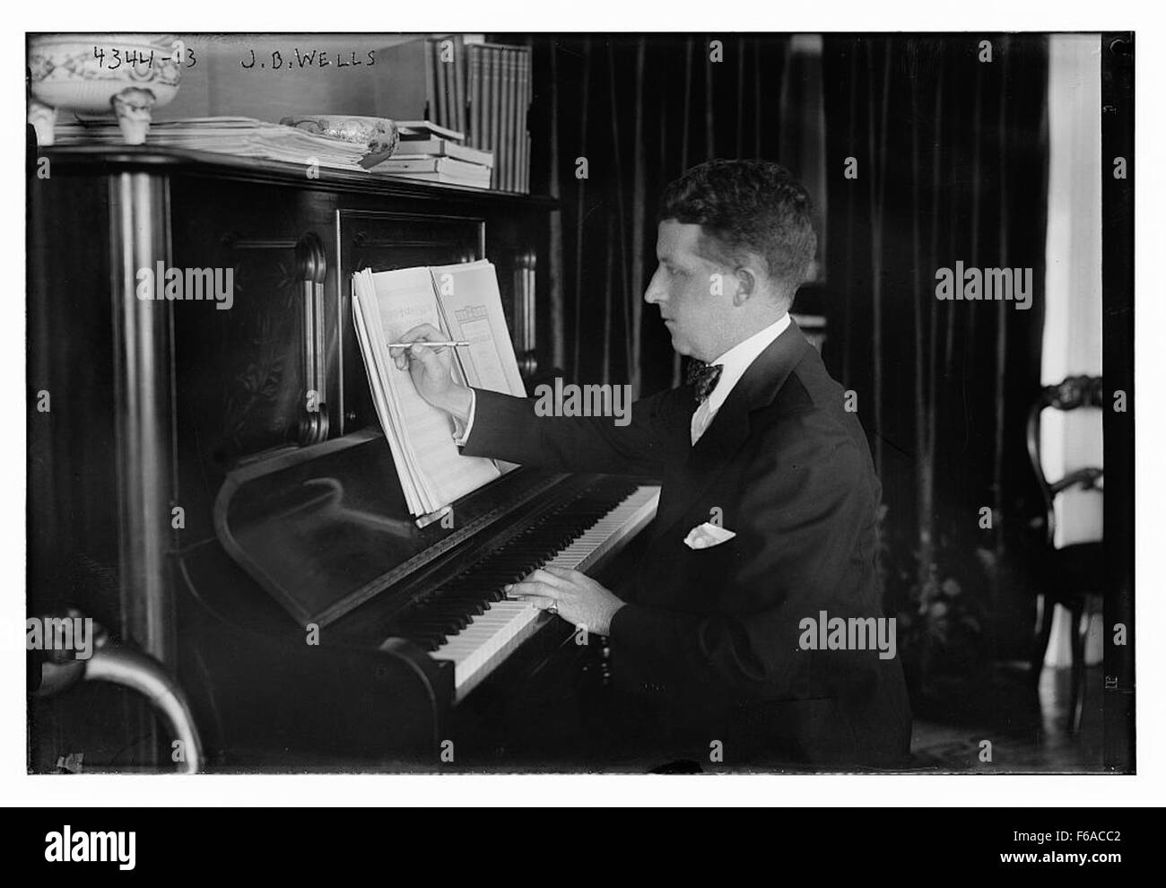 A portrait of JB Wells, an influential figure known for his ...