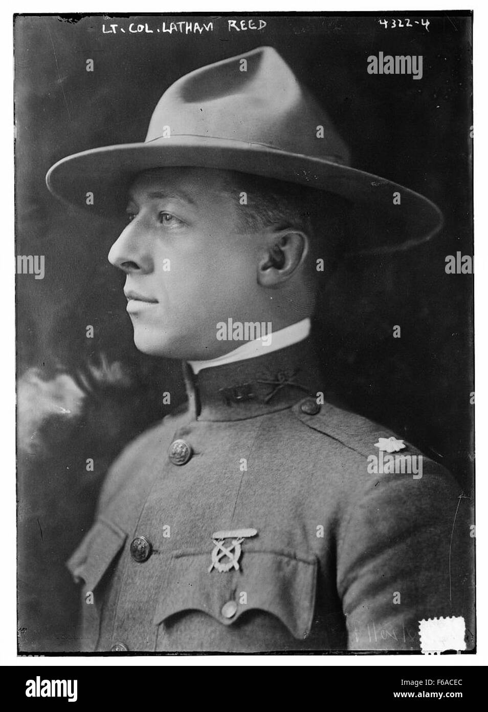 A portrait of Lt. Col. Latham Reed, a distinguished military officer ...