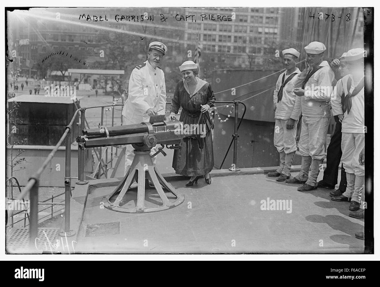 Mabel Garrison & Capt Pierce Stock Photo - Alamy