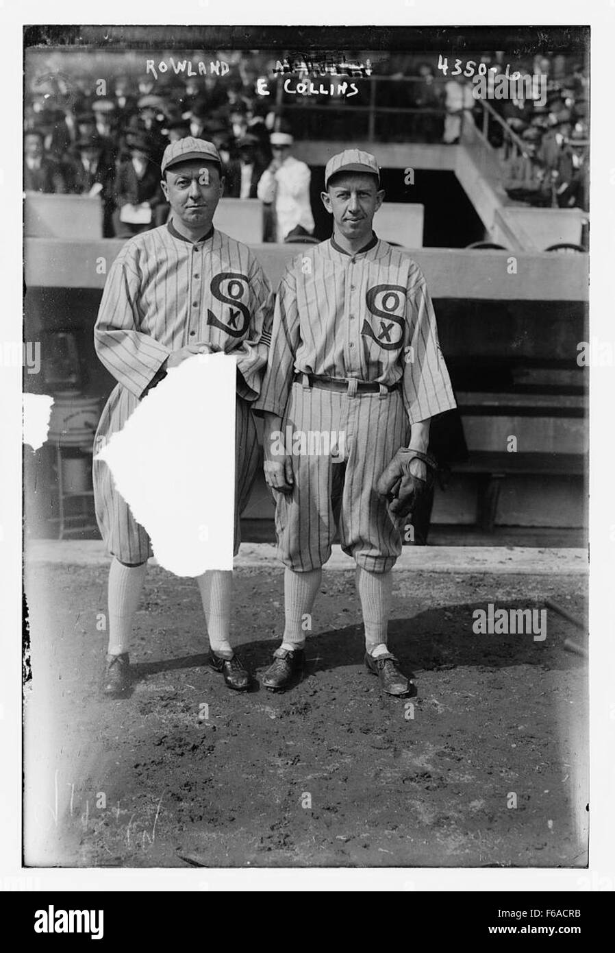 A historical portrait photograph of E. Collins Rowland, an individual ...
