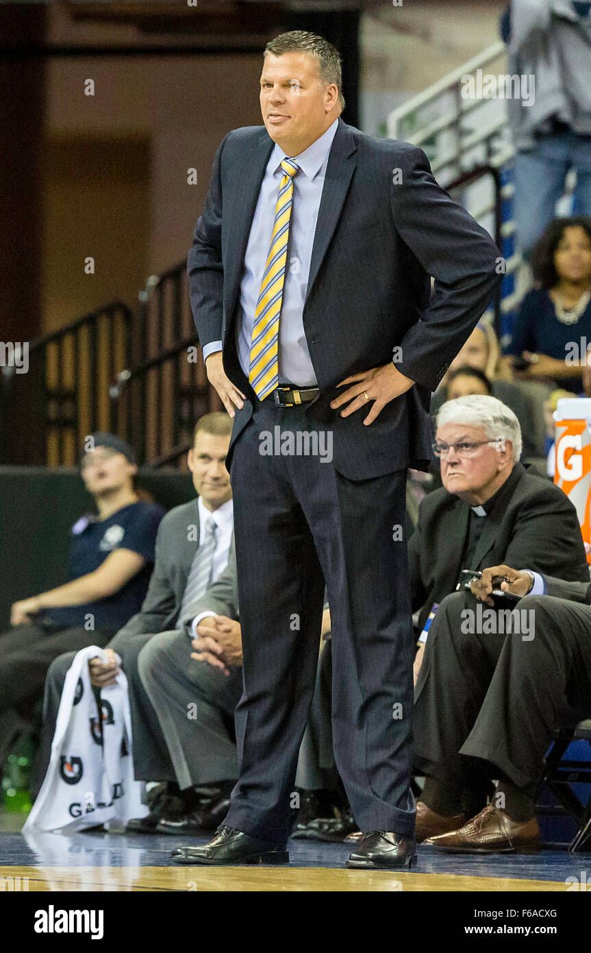 Omaha, NE USA. 14th Nov, 2015. Creighton Bluejays head coach Greg ...