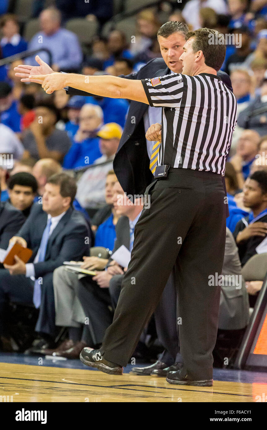 Omaha, NE USA. 14th Nov, 2015. Creighton Bluejays head coach Greg ...