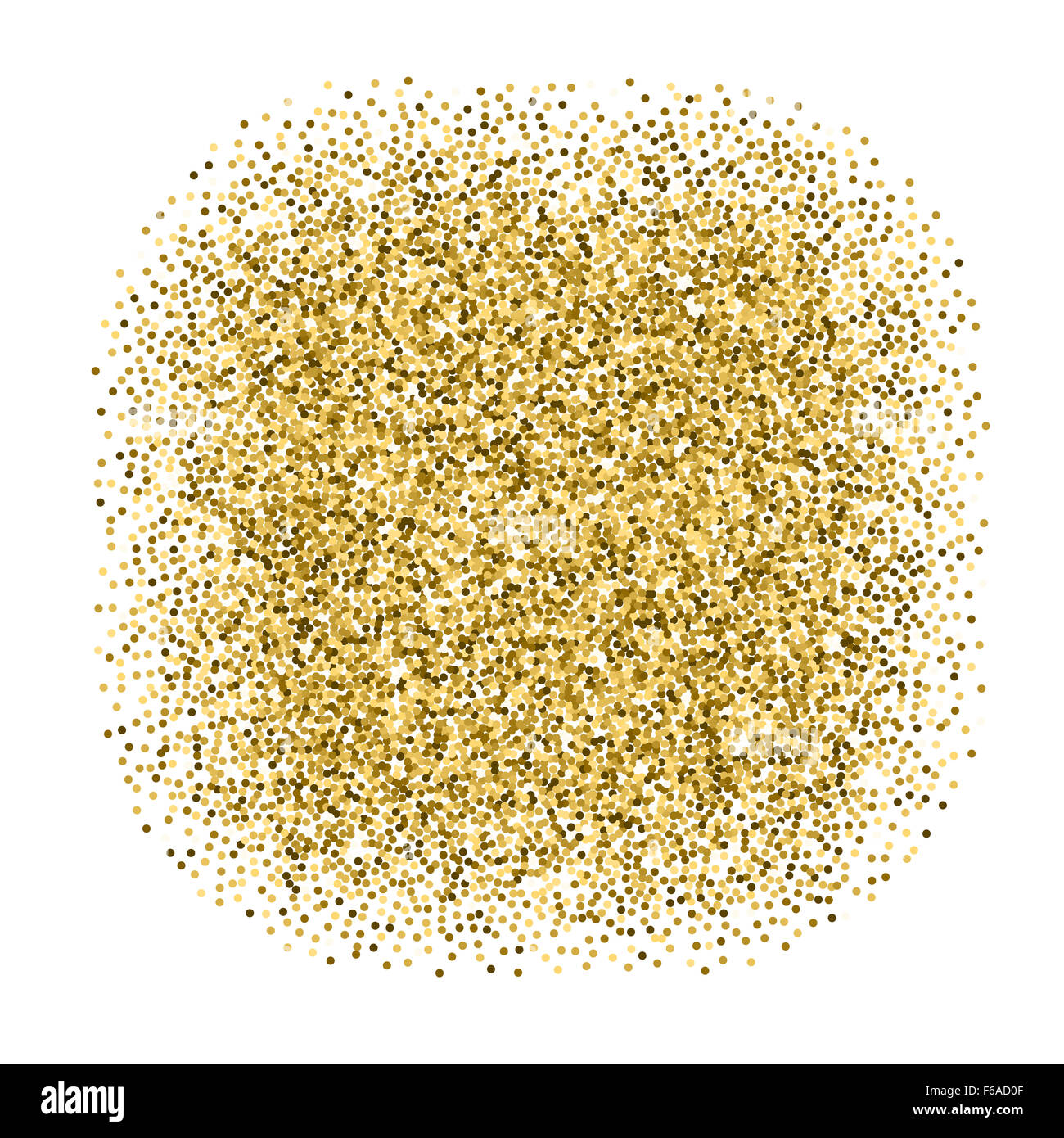 Golden dotted banner Cut Out Stock Images & Pictures - Alamy