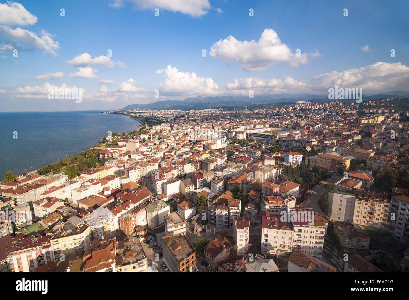 Ordu city scape above from boztepe Karadeniz Turkey Stock Photo - Alamy