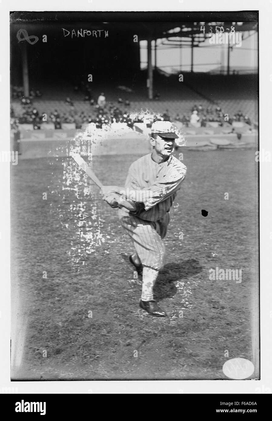A photograph of Dave Danforth, a baseball player from the Chicago ...