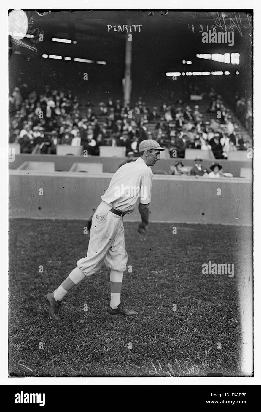 William Pol Perritt, a baseball player for the New York National League ...