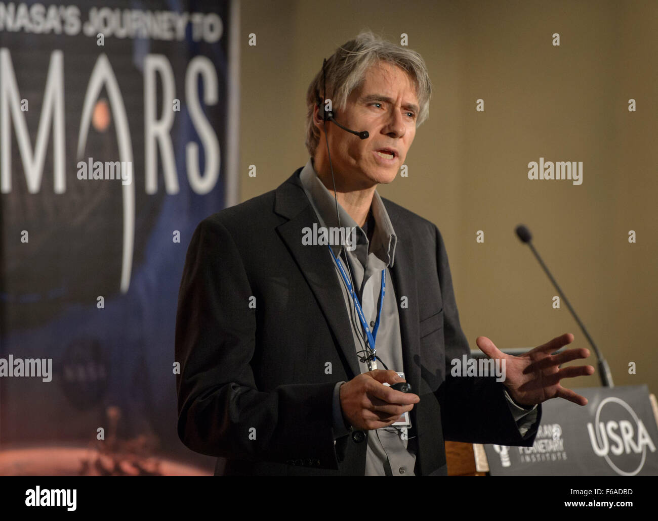 Laurent Sibille, Swamp Works (EASI - ESC), speaks during the First ...