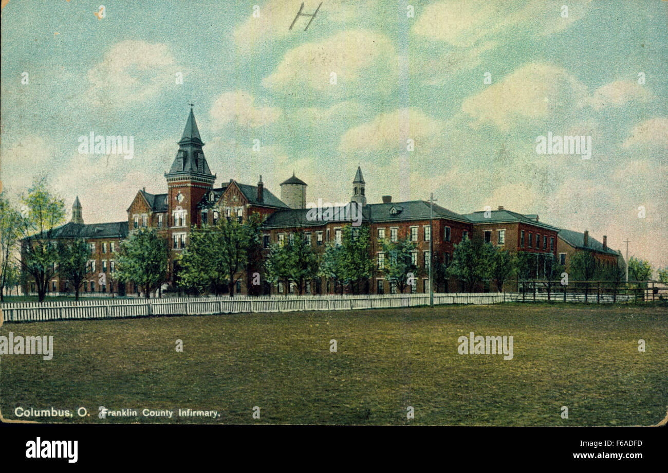 The Franklin County Infirmary, an institutional building once used for ...