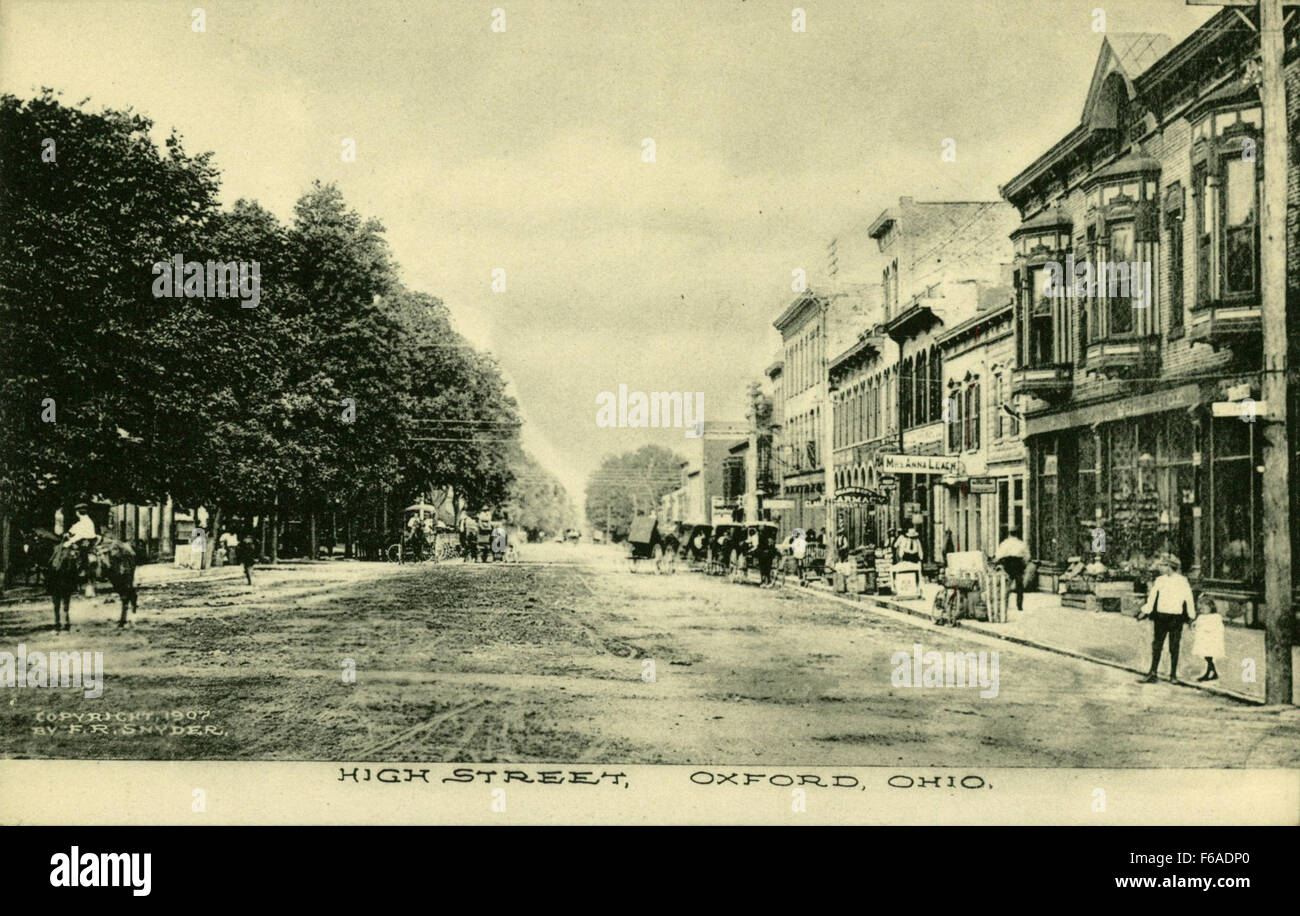 A photograph of High Street, showcasing the main thoroughfare with ...