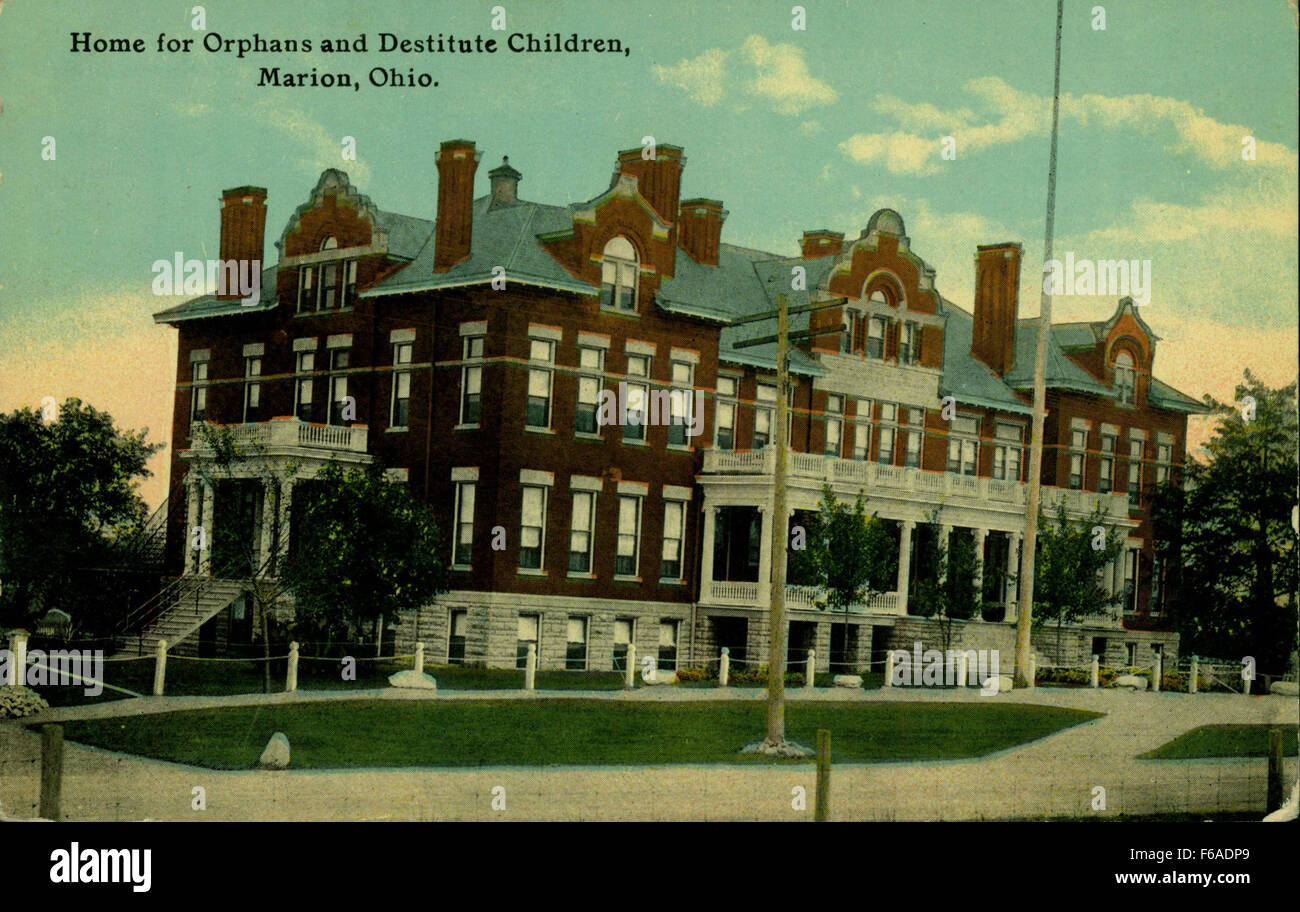 Home for Orphans and Destitute Children Stock Photo - Alamy