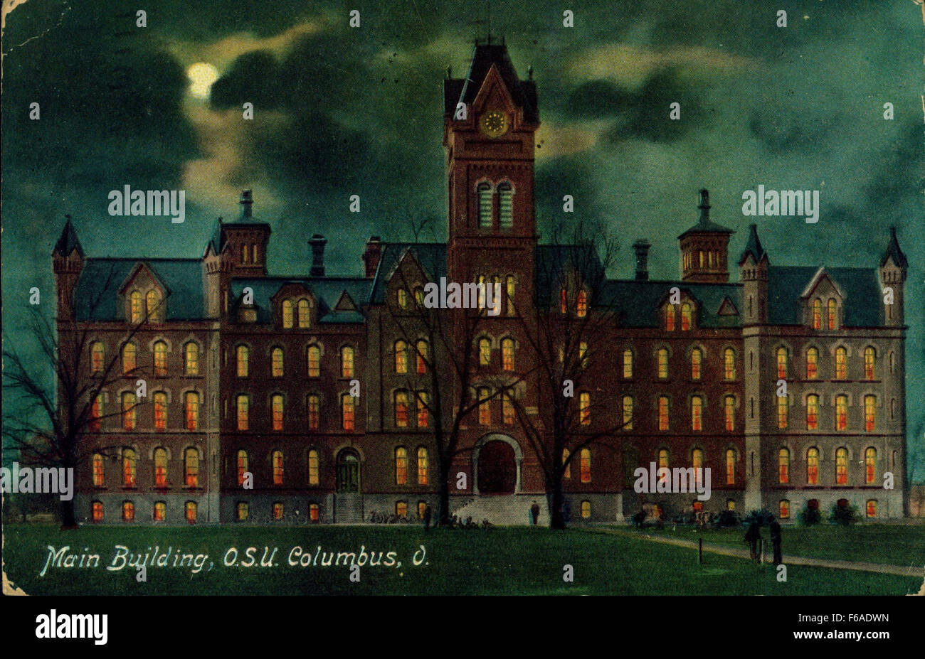 The Main Building at Ohio State University, a historic landmark on the ...