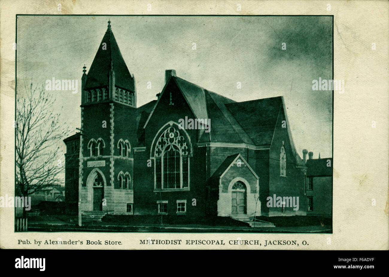The Methodist Episcopal Church in Jackson, Ohio, as depicted in this ...