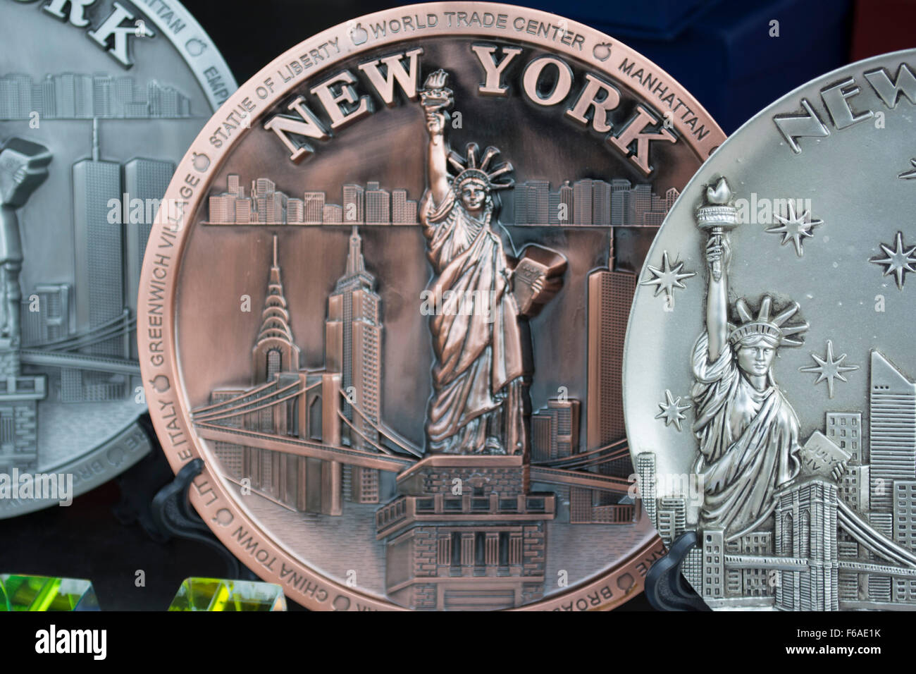 Coins of New York Stock Photo - Alamy