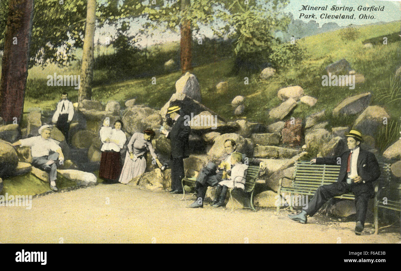 A scenic image of Mineral Springs in Cleveland, Ohio, known for its ...