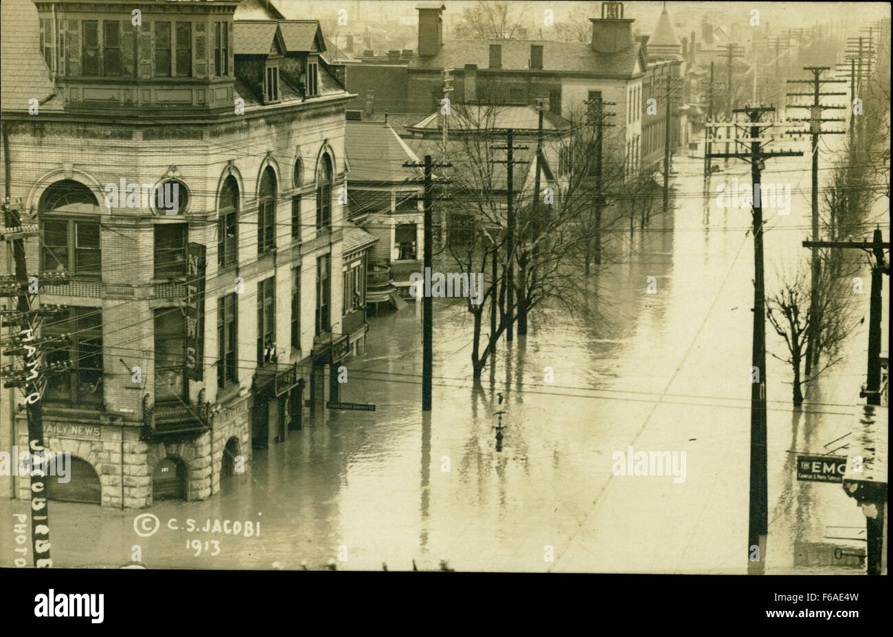 This postcard captures the impact of digital floods on the industrial ...