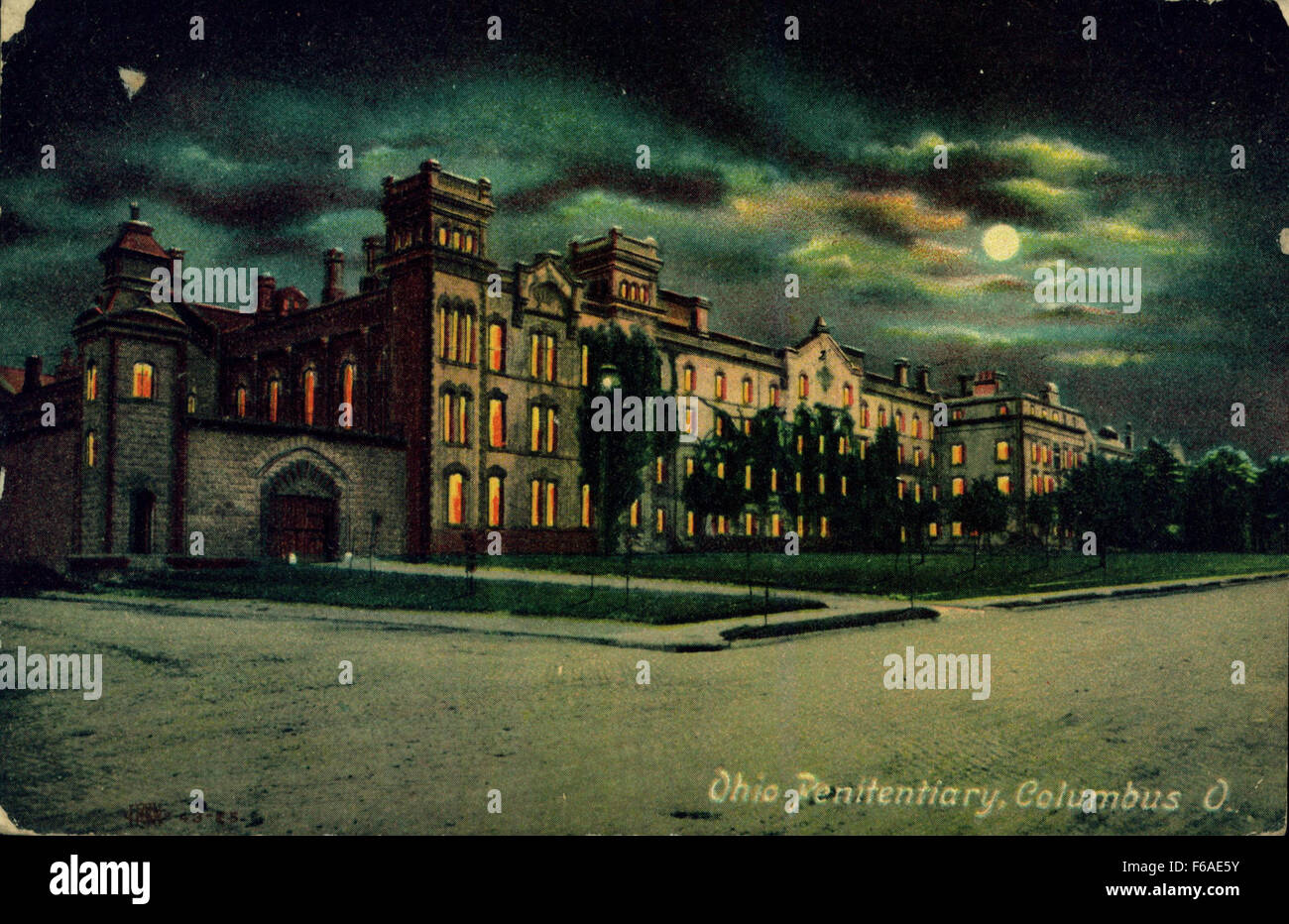 The Ohio Penitentiary, located in Columbus, is depicted in this ...