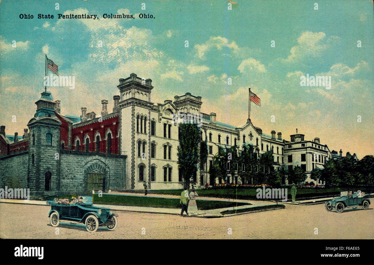 Photograph of the Ohio State Penitentiary, capturing the exterior and ...