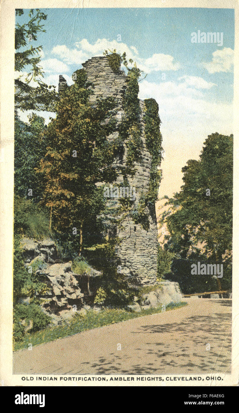 An old Indian fortification in Ohio, showcasing the historical ...