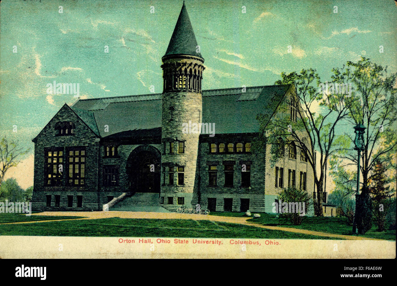 Photograph of Orton Hall, a historic building at Ohio State University ...