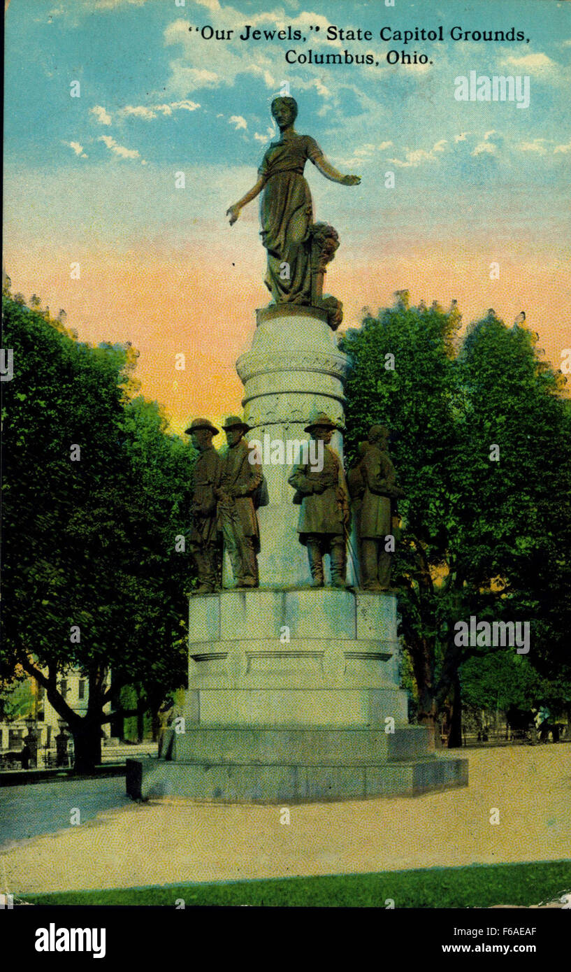 A collection of valuable artifacts or natural treasures displayed at ...