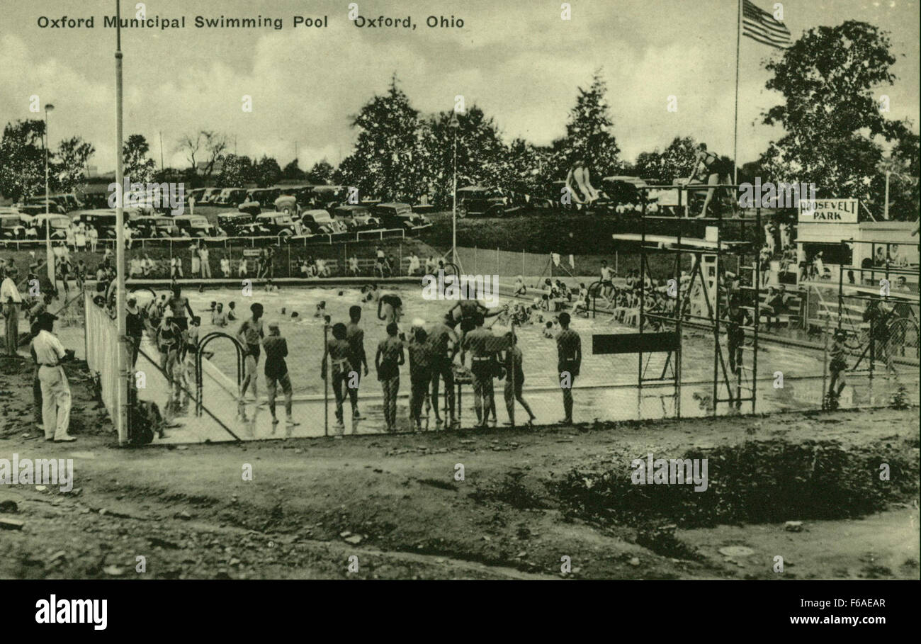 The Oxford Municipal Swimming Pool in Ohio is featured here in a ...
