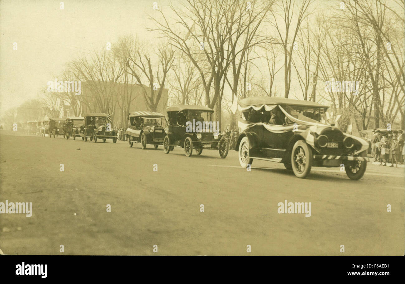Parade of Motorcars Stock Photo - Alamy