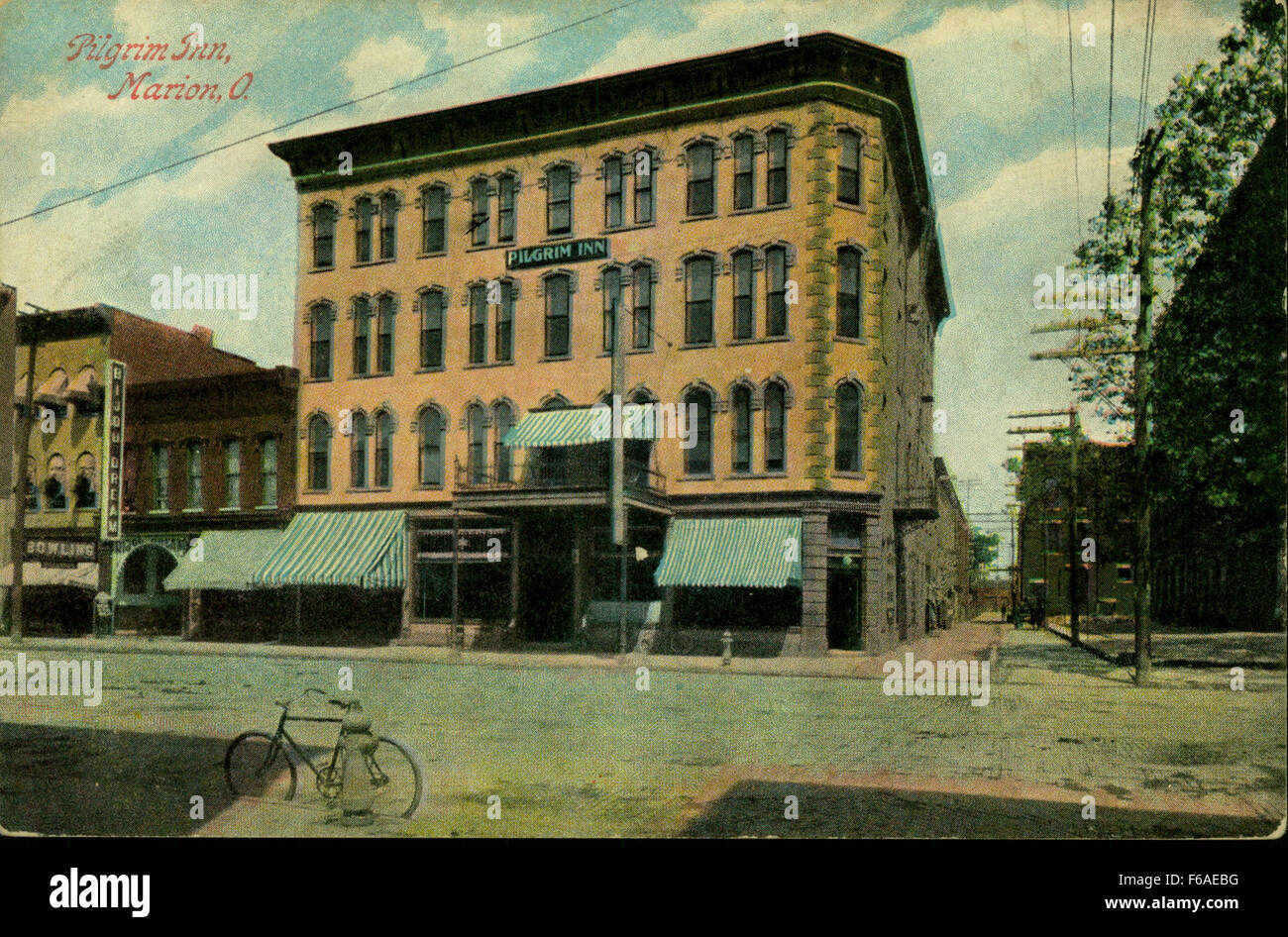 Photograph of the Pilgrim Inn, a historic establishment known for its ...