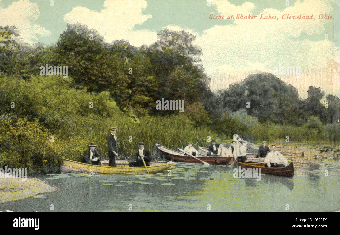A postcard from the Bowden collection depicting a serene scene at ...