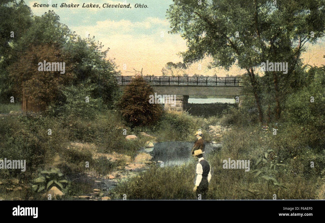 The Shaker Lakes in Cleveland, Ohio, are a series of interconnected ...