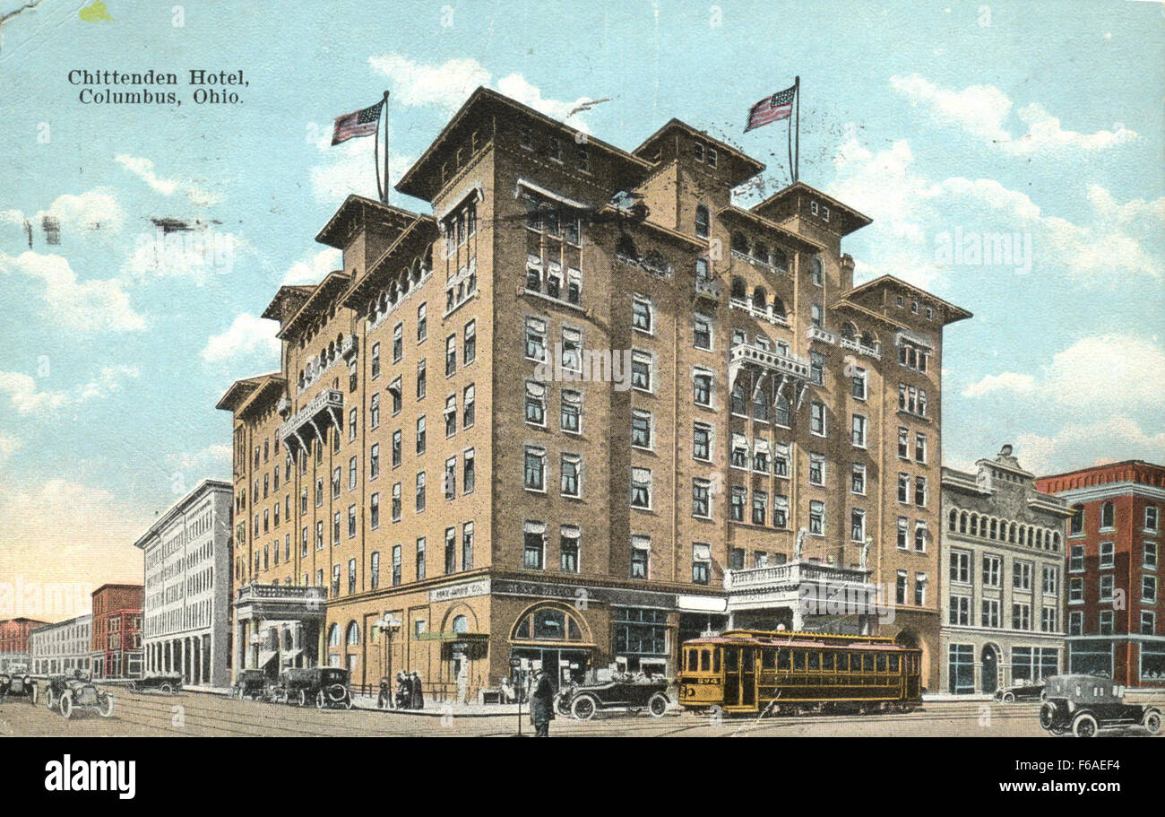 The Chittenden Hotel was a historic hotel in Columbus, Ohio, known for ...
