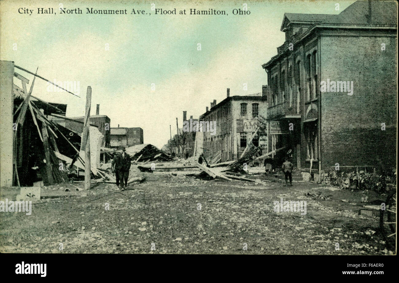 This image from the Bowden collection shows damage to City Hall in ...