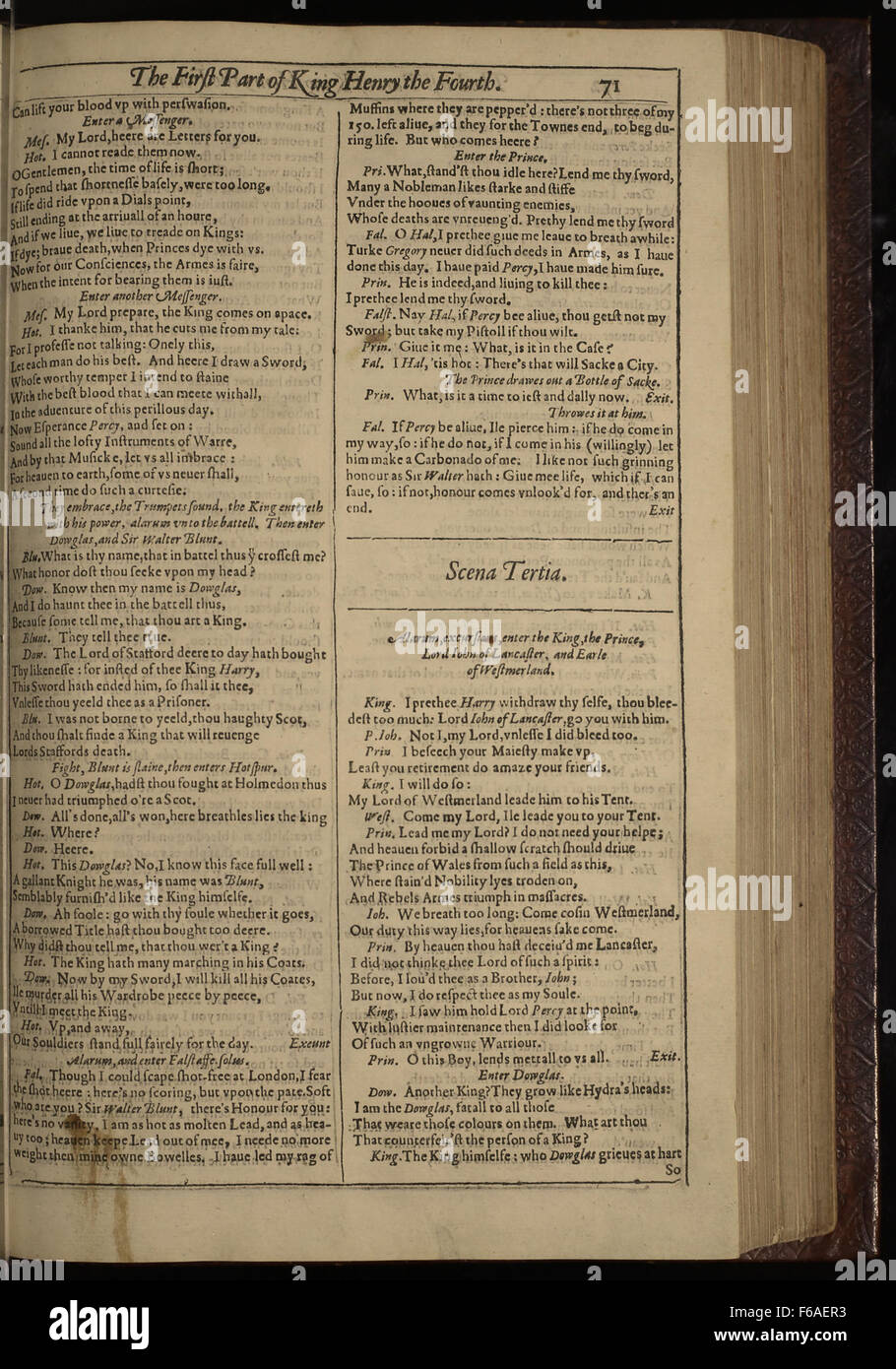 A detailed look at page 24 from the First Folio edition of Shakespeare ...